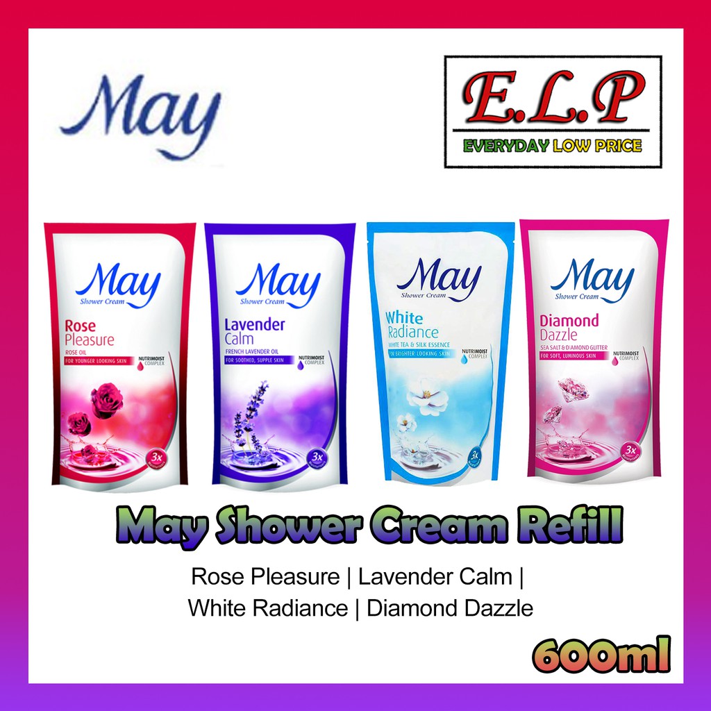 May Shower Cream Refill Pack 600ml | Shopee Malaysia