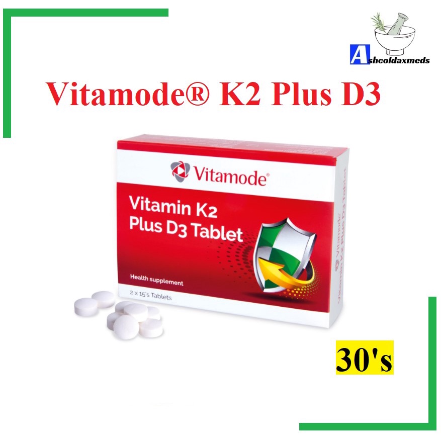 Vitamode K2 Plus D3 Tablet 30's(EXP07/2025) | Shopee Malaysia