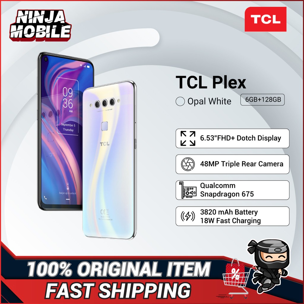 TCL Plex (6GB+128GB) Original TCL Malaysia Set | Shopee Malaysia