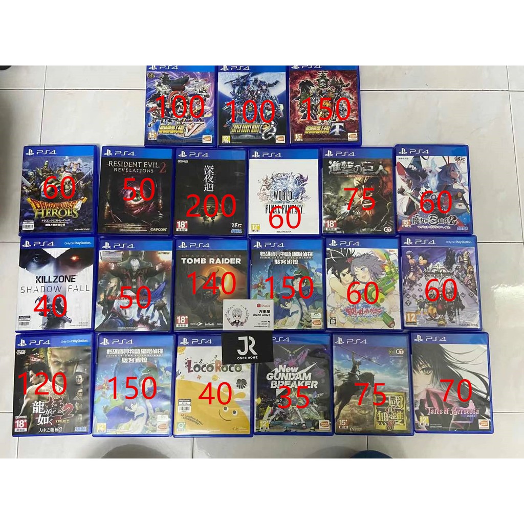 CHEAPEST Playstation PS4 Games[Used] | Shopee Malaysia