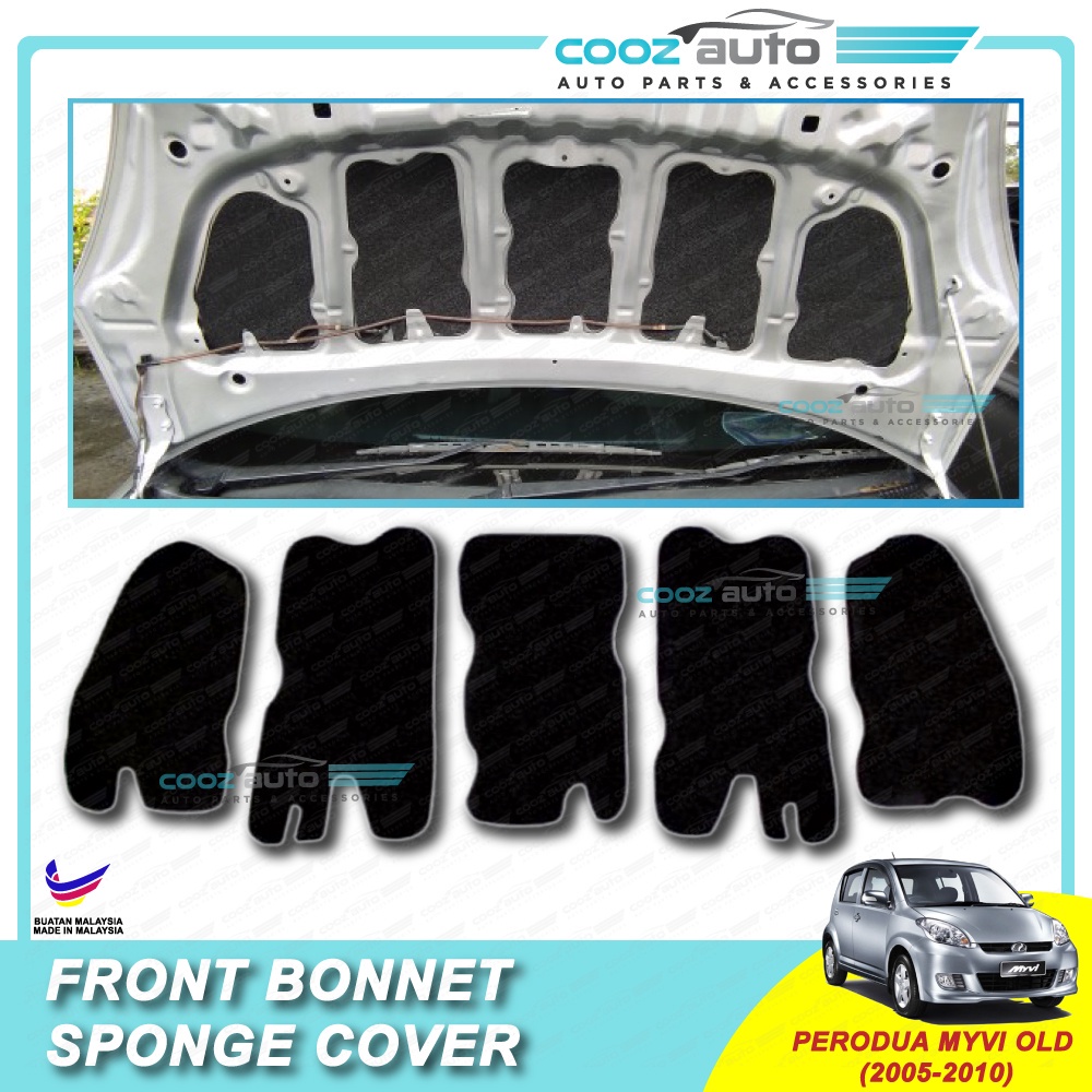 Perodua Myvi Old 2005 - 2010 Front Car Bonnet Sponge Sound Proof Bonnet ...