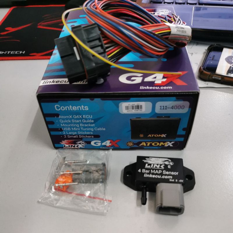 Link Atom Ecu G4X with short loom Engine management | Shopee Malaysia