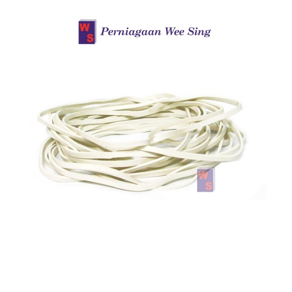 [WEE SING] RUBBER BAND 200GMS - WHITE (POSTMAN RUBBER BAND) | Shopee ...