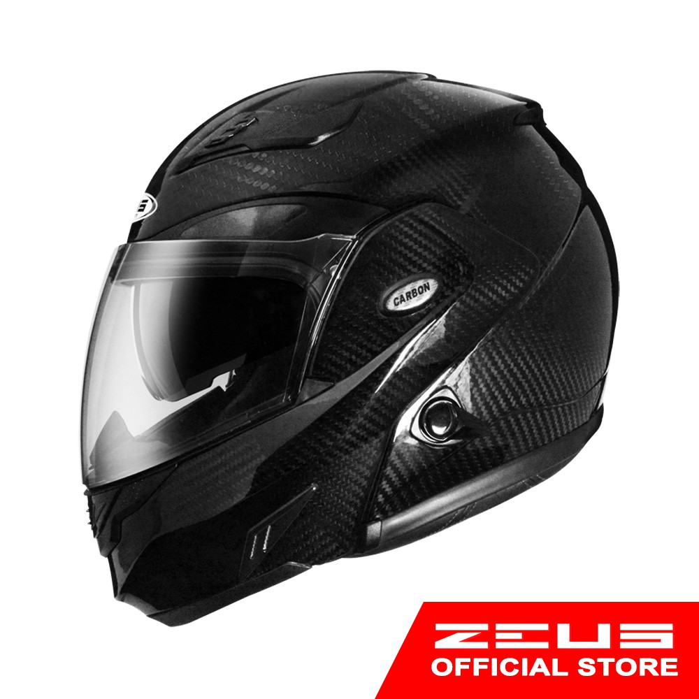 Zeus Carbon Fiber Flip Up Modular Helmet ZS-3500 | Shopee Malaysia