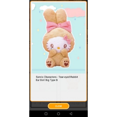 Sanrio Characters - Tear-eyed Rabbit Ear Doll - My Melody (Toreba Japan ...