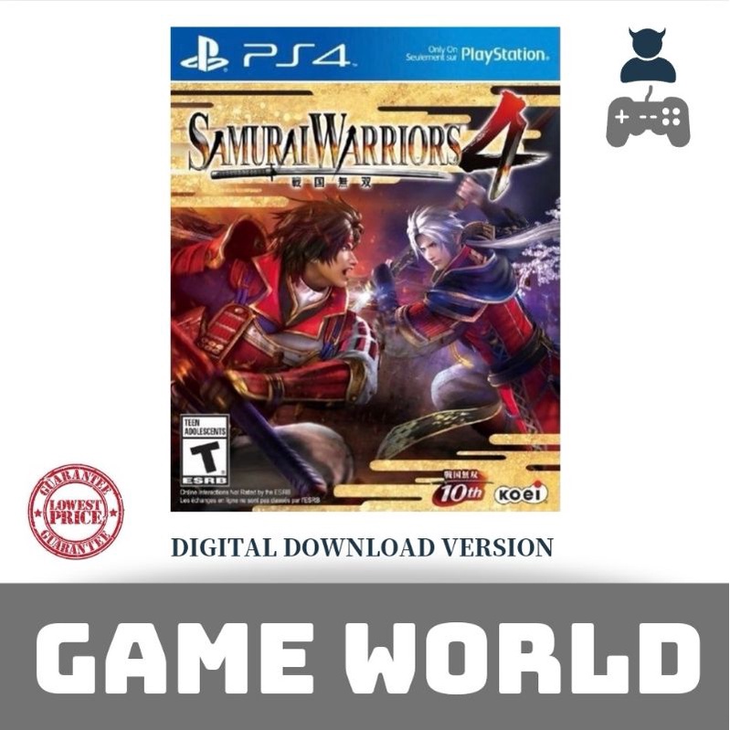 [PS4] Samurai Warriors 4 Digital Download Version game(JPN) | Shopee ...