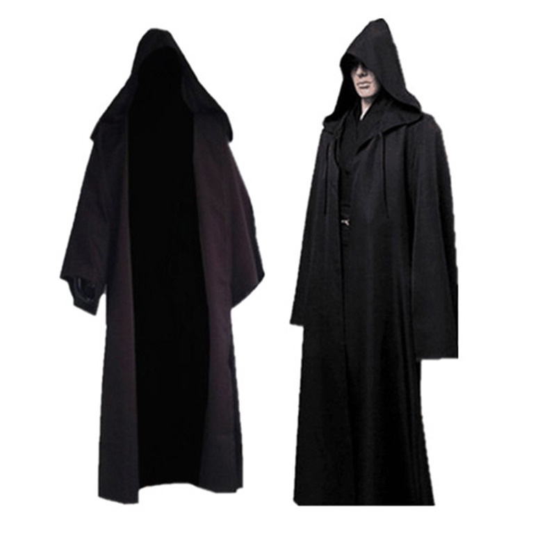 Darth Vader Cosplay Clothes Terry Jedi Black Robe Jedi Knight Hoodie ...
