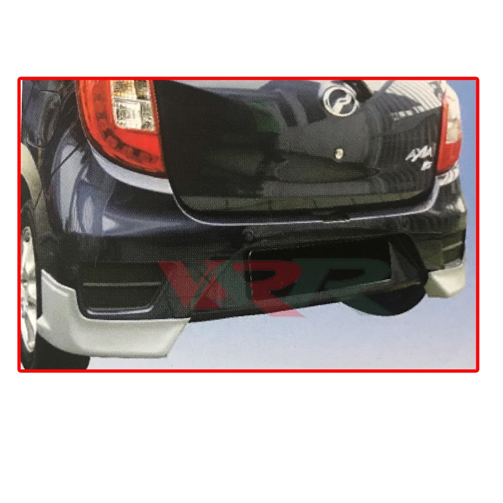 Perodua Axia (2014 - 2018) OEM Rear Back Bumper Skirt Skirting Lower ...