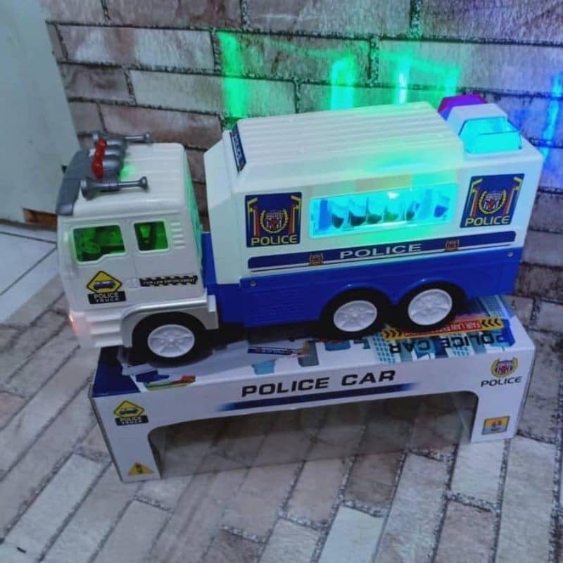 Fire Truck Fire Engine Toys Vehicle Rescue With Sound and Light Police ...