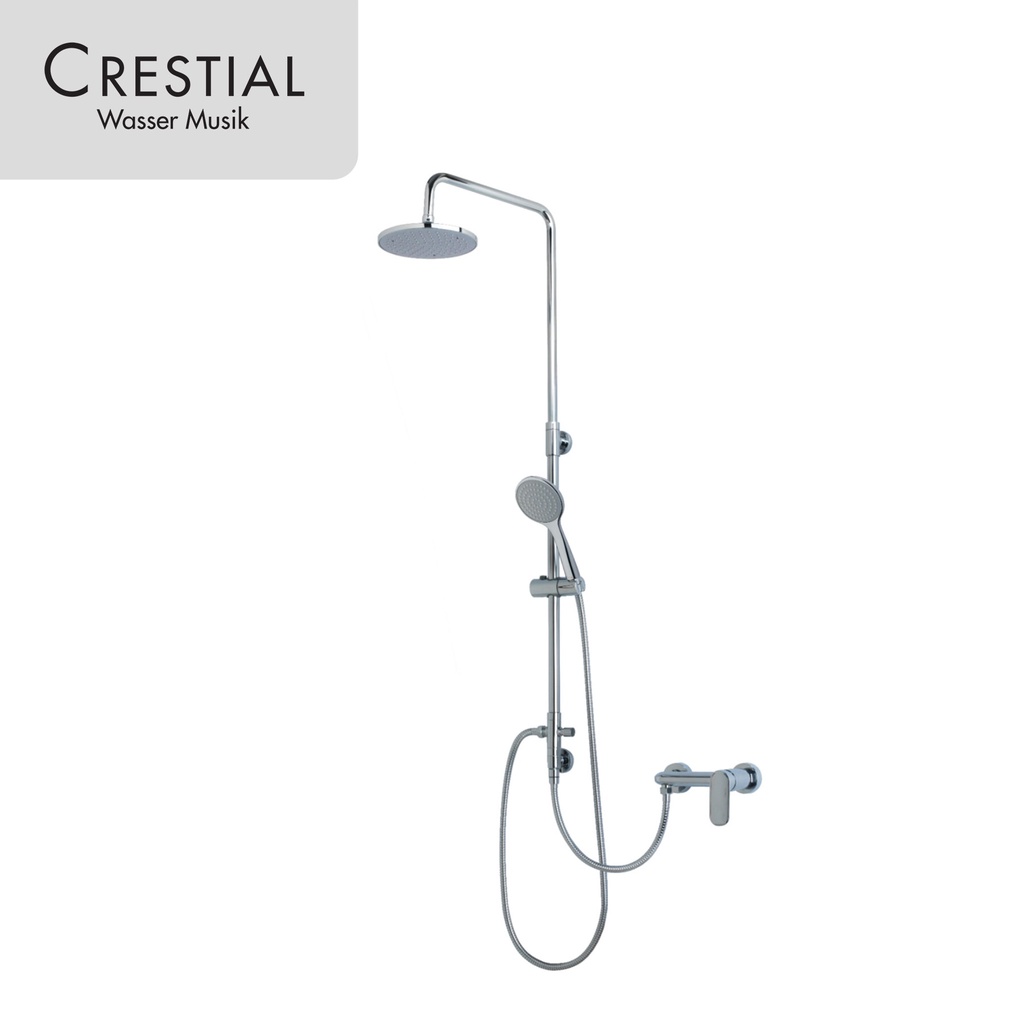 CRESTIAL LiNK Bathroom Wall Mounted Single Lever Exposed Shower Set ...