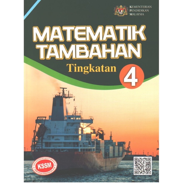 【READY STOCK】BM Version Buku Teks Form 4 Matematik Tambahan KSSM DLP ...