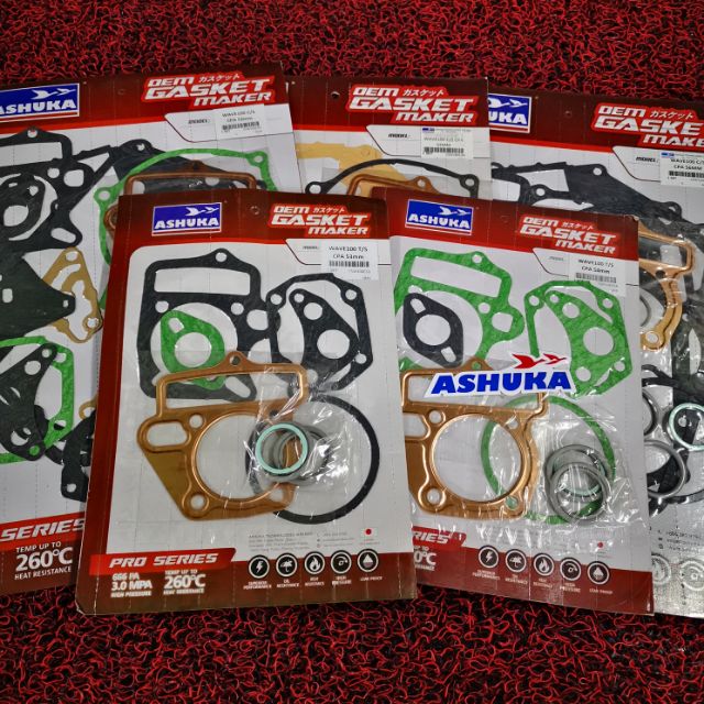 W100 / EX5 DREAM 53 / 54 /56 / 57/ 58 / 60MM TOP SET GASKET / COMPLET ...