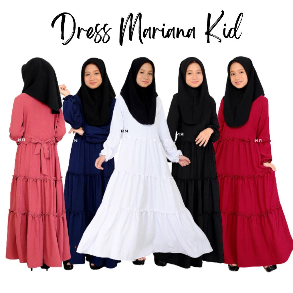 Jubah Dress Budak Kid Mariana Ironless Kembang Labuh Longgar Muslimah ...