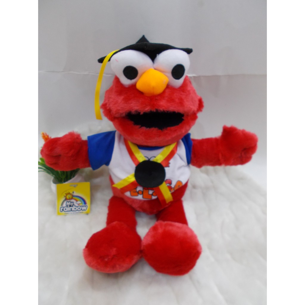 Elmo 19' Graduation Doll Undergraduate toga (05020467) | Shopee Malaysia