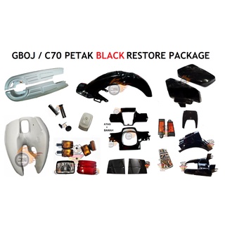 REMPIT Honda GBOJ BLACK Restore Set 17 Item Full Honda Cup Honda Body ...