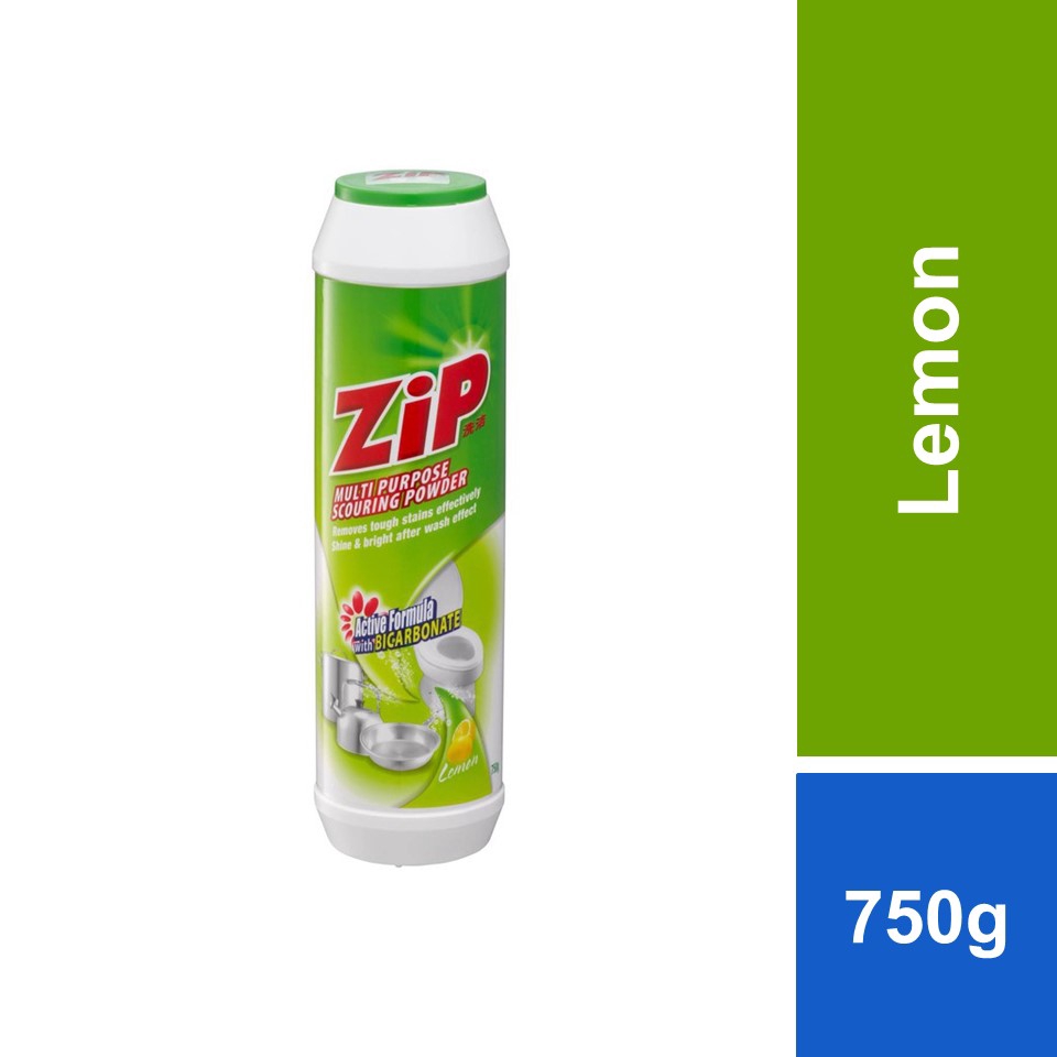 Zip Scouring Powder Cleaner Lemon 750g | Shopee Malaysia