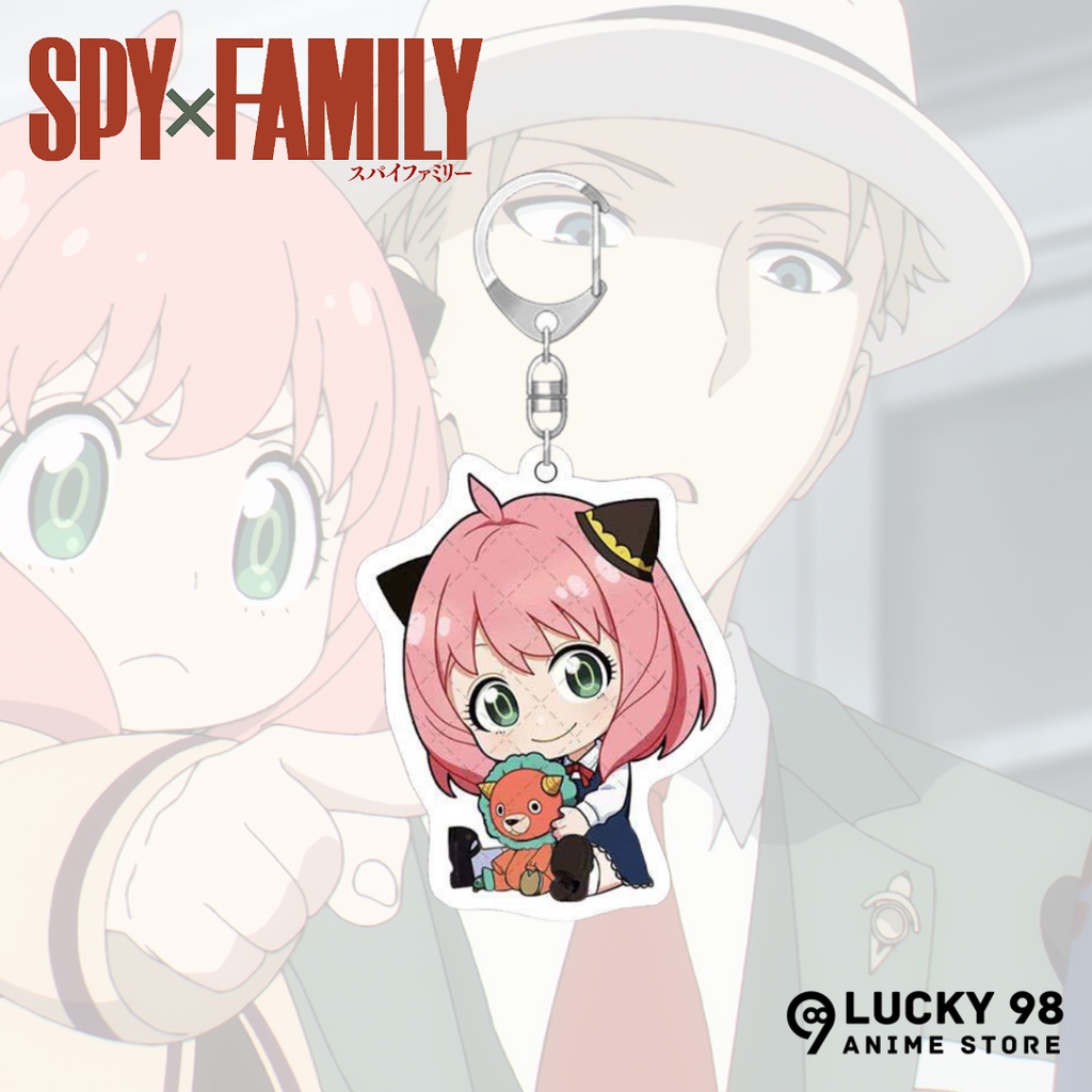 Spy X Family Keychain Anya Forger Loid Yor Anime Keychain SPYxFAMILY ...