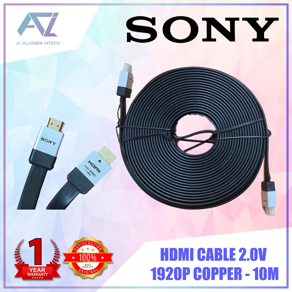 [ READY STOCK!! ] SONY High Speed 1080P HDMI 10 / 15 / 20 / 30 meter 2 ...