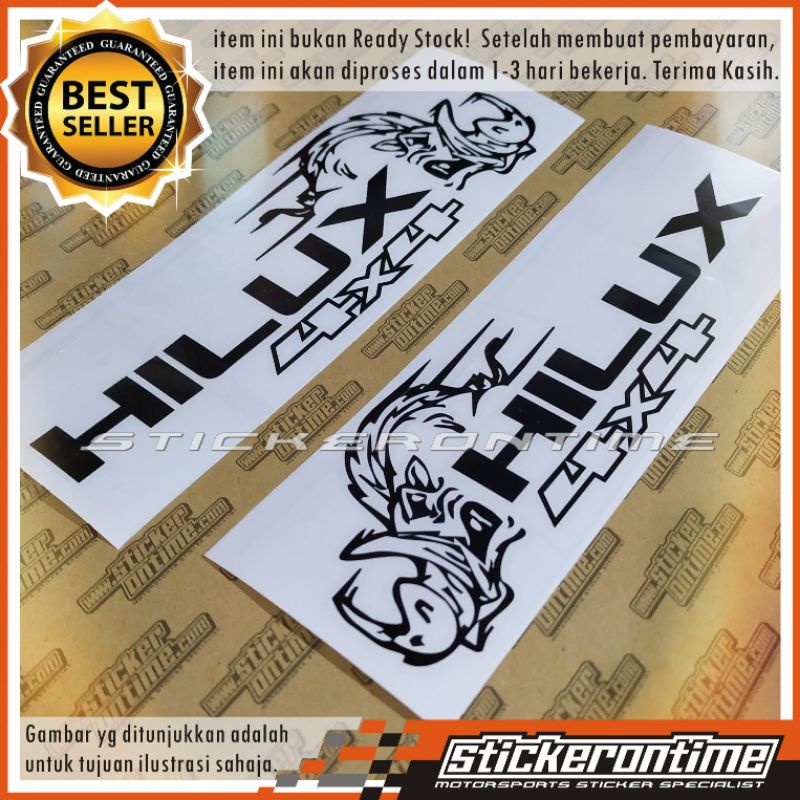 Car Side Sticker Toyota Hilux TRD Offroad 4x4 Off Road | Shopee Malaysia