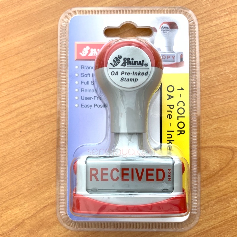 Oa Pre-Inked Stamp RECEIVED Shiny NR04 | Shopee Malaysia