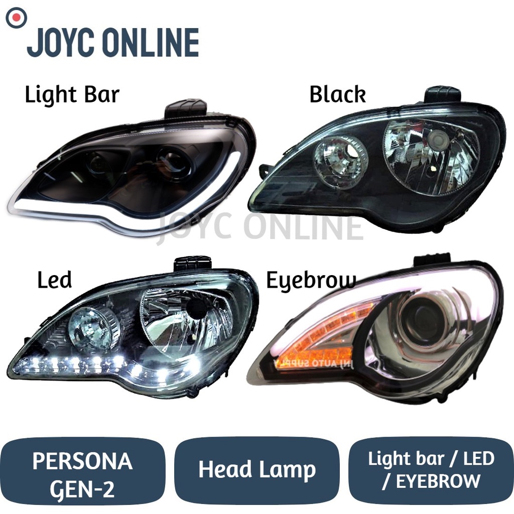 Proton Persona Gen2 LED Light Bar Projector Eyebrow Headlamp Head Lamp ...