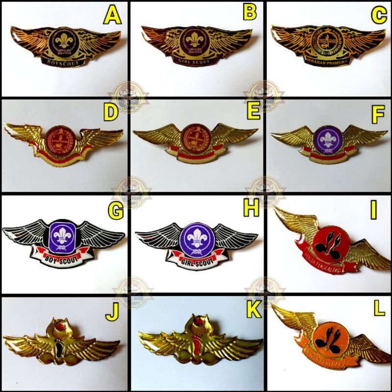 Scout wing / scout brevet / all scout wings (scout) | Shopee Malaysia