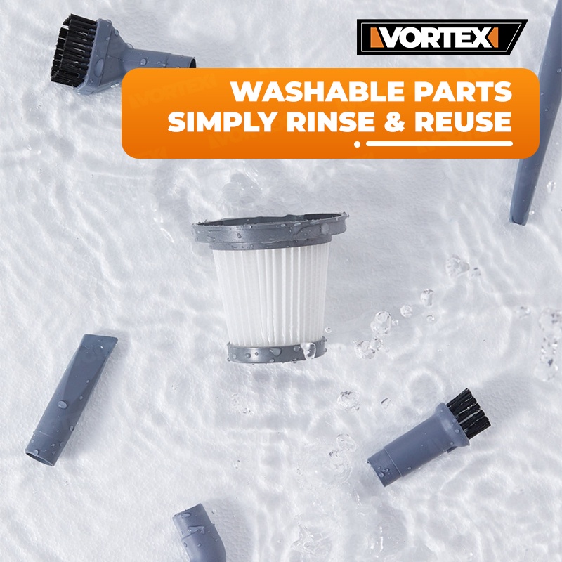 VORTEX 𝟐𝐢𝐧𝟏 Electric Vacuum Cleaner + Mop Corded Strong Suction Floor ...