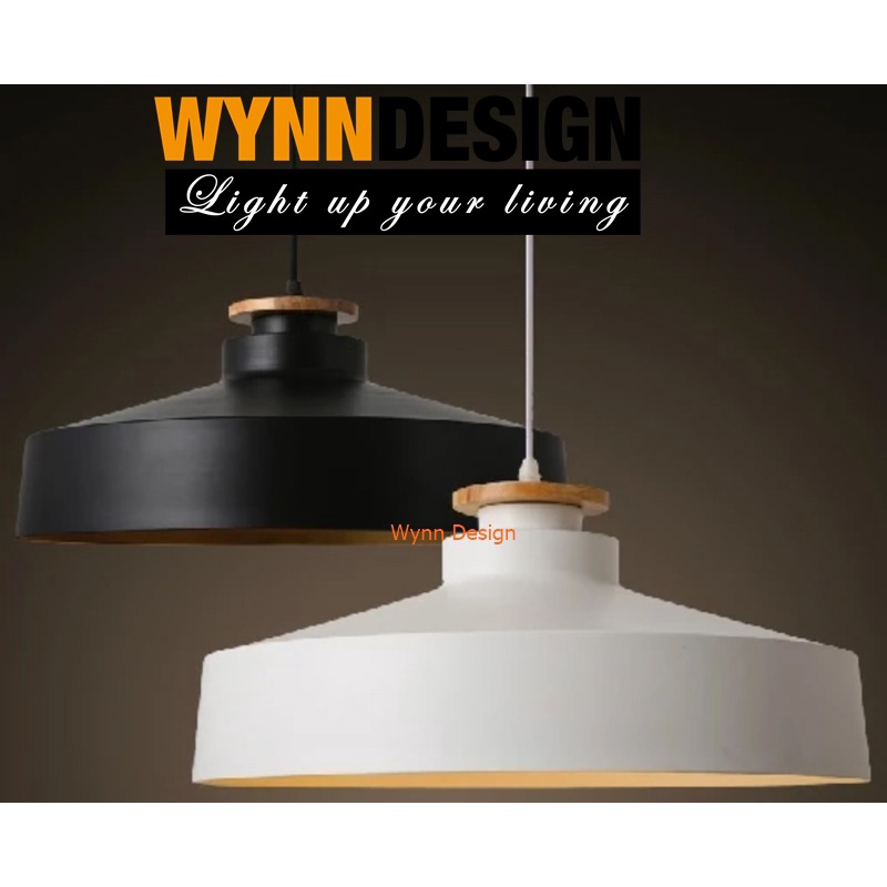 Wynn Design Ikea Ceiling Light 46cm Nordic Style Modern Lampu Siling ...