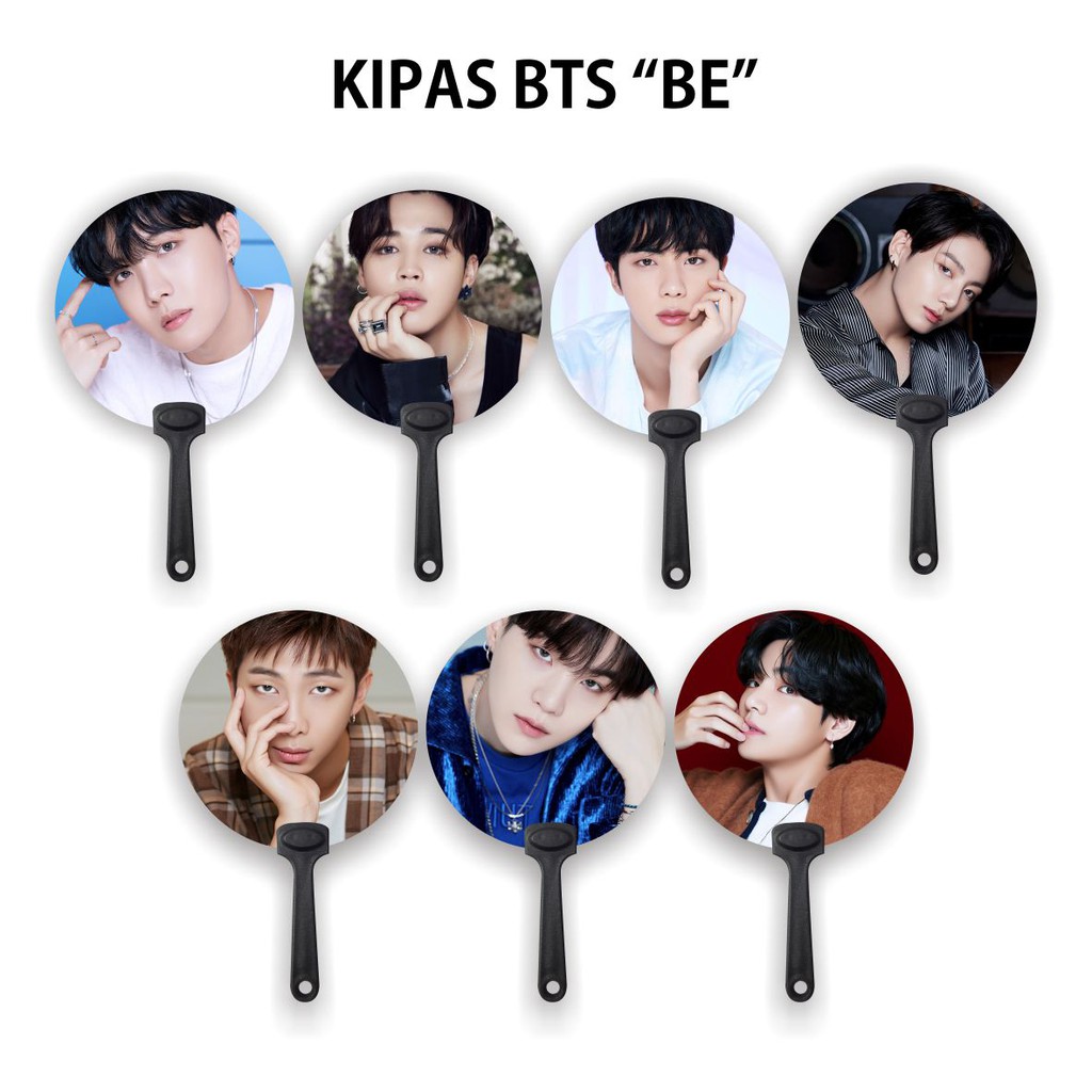 Hand FAN / HANDFAN BTS BE - JHOPE JIMIN JIN JUNGKOOK RAPMON SUGA ...