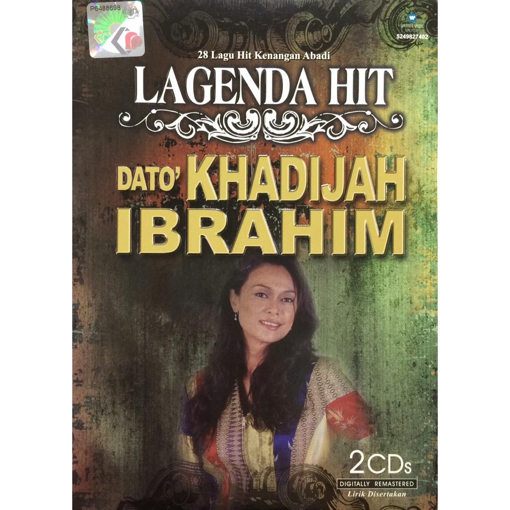 DATO KHADIJAH IBRAHIM-28 Lagu Hit Kenangan Abadi Lagenda Hit (2CD) | Shopee Malaysia