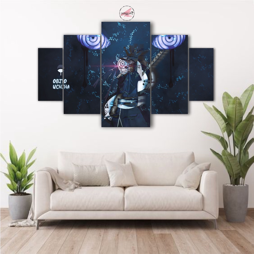 1 SET Wall Decoration Display Anime NARUTO UCHIHA OBITO Character ...