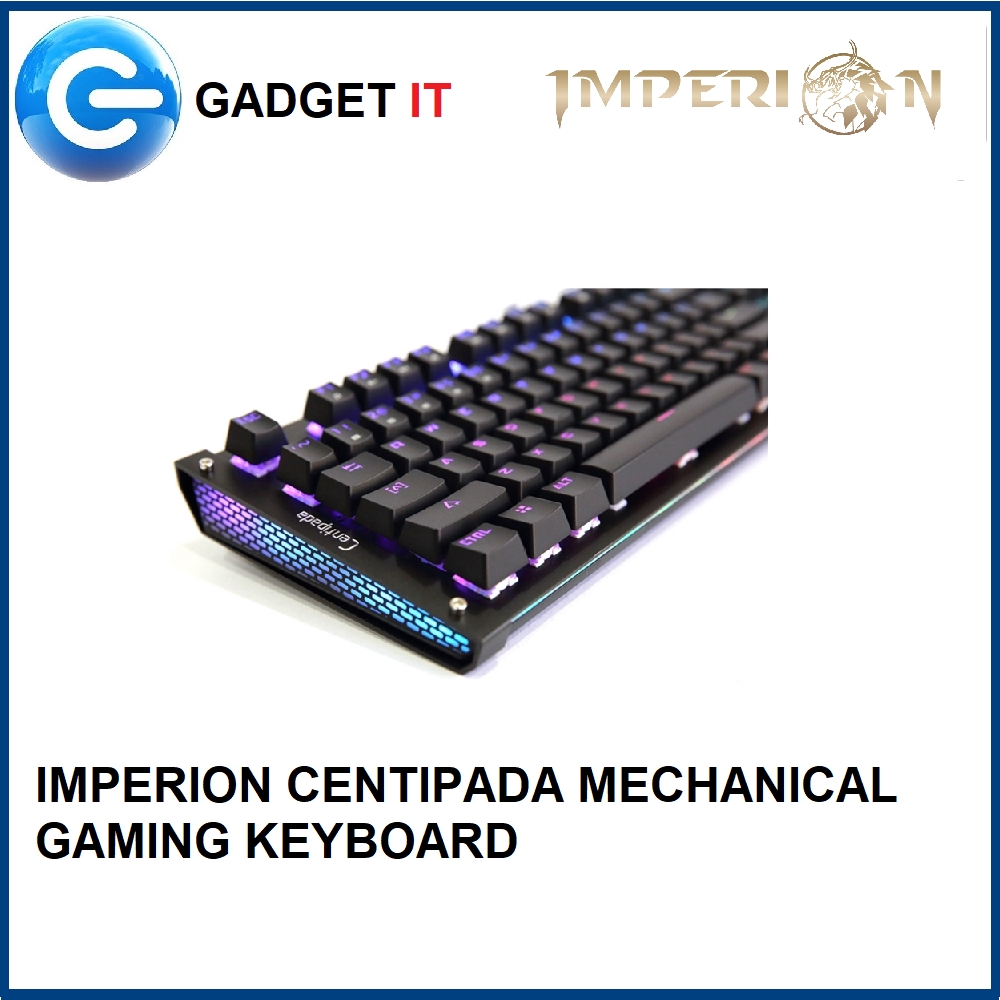 IMPERION CENTIPADA 104 KEYS MECHANICAL KEYBOARD KAILH LH BLUE SWITCH 50 ...