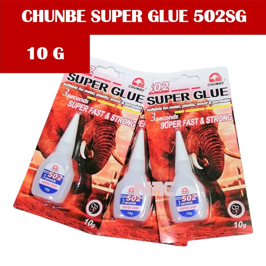 CHUNBE 502 SUPER GLUE - 10G | Shopee Malaysia