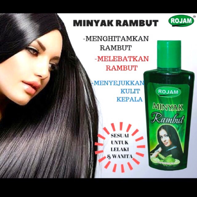 Rojam minyak rambut permata herba 90ml | Shopee Malaysia