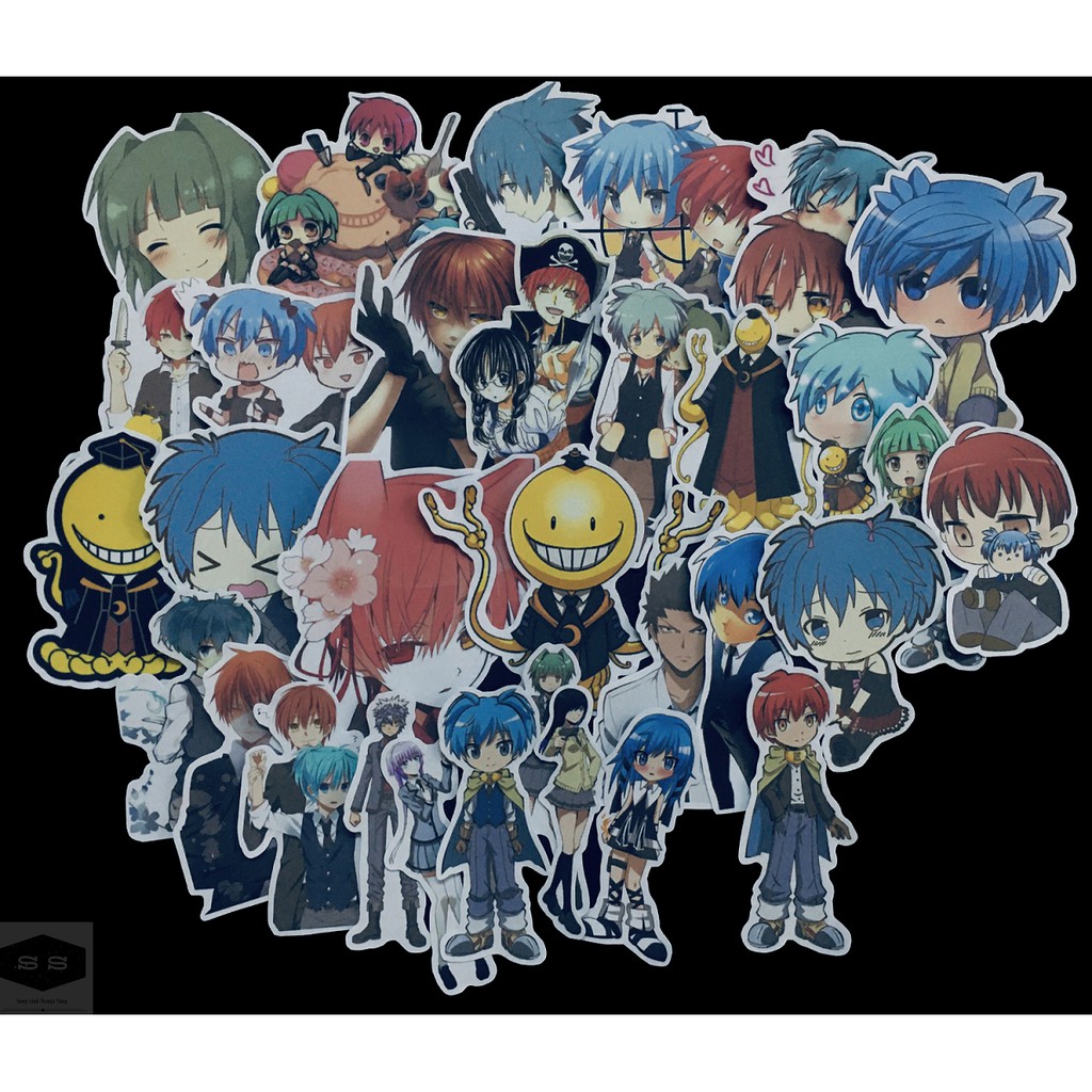 Sticker set - anime sticker Assassination Classroom - Assassination ...