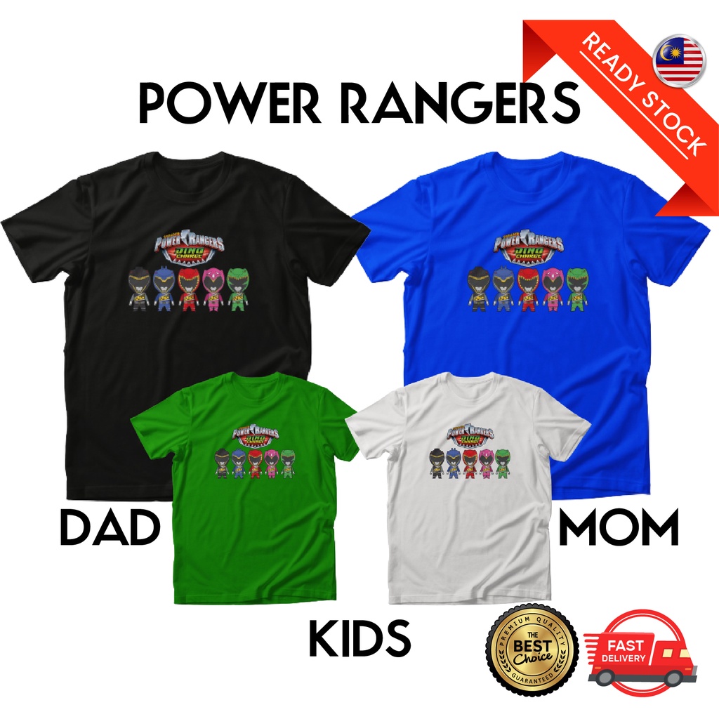 T-Shirt Cotton Power Rangers Dino Charge | Power Rangers Dino Charge ...