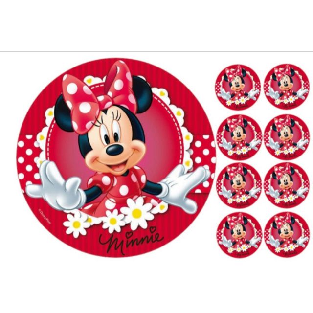 Edible icing image cake minnie mouse | Shopee Malaysia