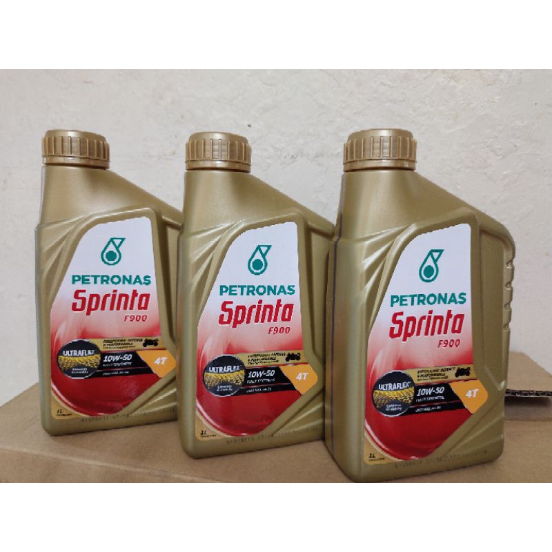 PETRONAS SPRINTA F900 4T 10W50 FULLY SYNTHETIC ULTRAFLEX | Shopee Malaysia