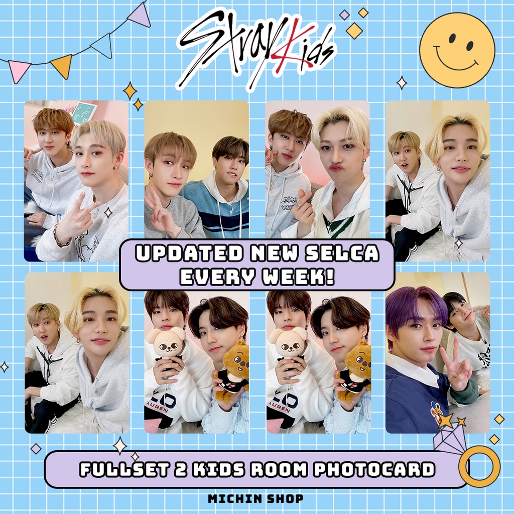 FULLSET Stray Kids SKZ 2 Kids Room Unofficial Selca Selfie Photocard ...