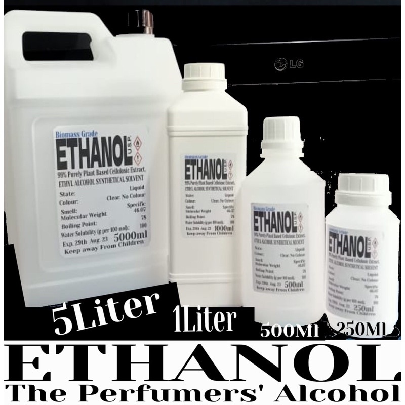 NEW ARRIVAL! Ethanol Ready Stock: 1000ml/500/250ml Ethanol Alcohol 99% ...