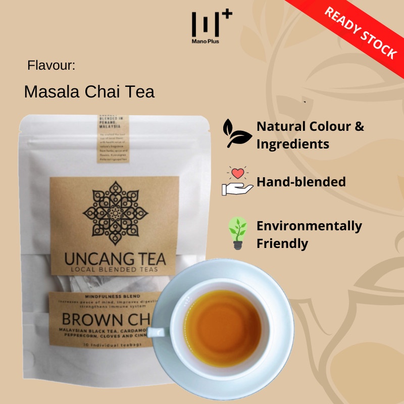 Mano Plus Uncang Tea Teh Uncang Taste Flavor Brown Chai Tea Tea bag ...