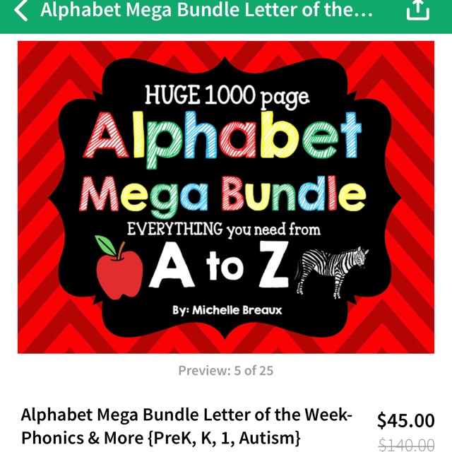 Printable *Alphabet Mega Bundle | Shopee Malaysia