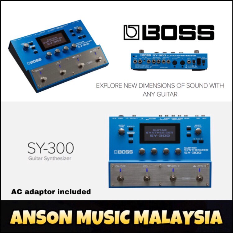 Boss SY-300 Guitar Synthesizer Pedal (SY300) | Shopee Malaysia