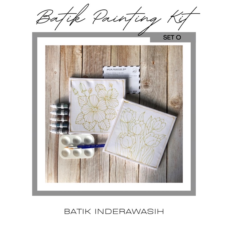 DIY Batik Painting Kit 20cm x 20cm | Shopee Malaysia
