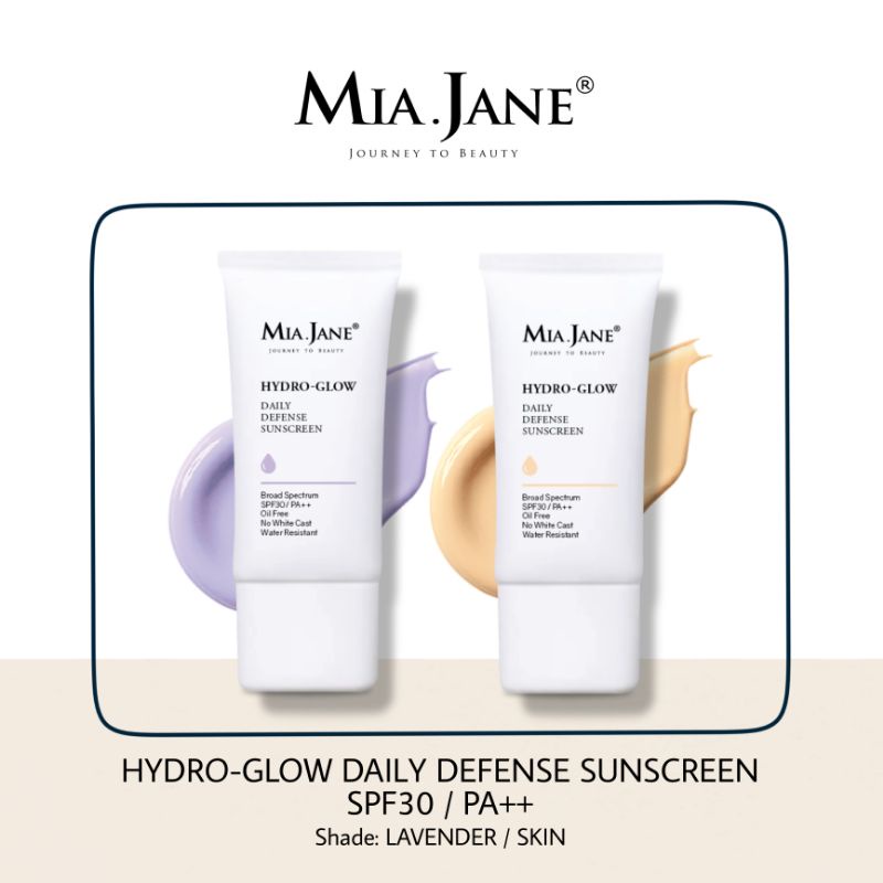 MIA.JANE Hydro-Glow Daily Defense SUNSCREEN SPF30/pa++ | Shopee Malaysia