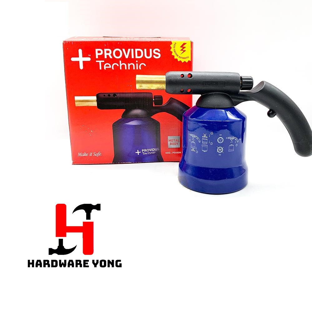 PROVIDUS PG400M Portable Outdoor Camping Butane Gas AUTO Blow Torch ...