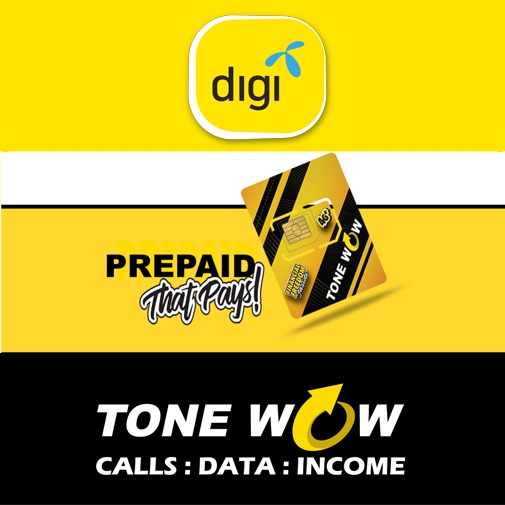 TONE WOW PREPAID (SELF-ORDER & REGISTRATION) PERCUMA INSURAN DAN DATA ...