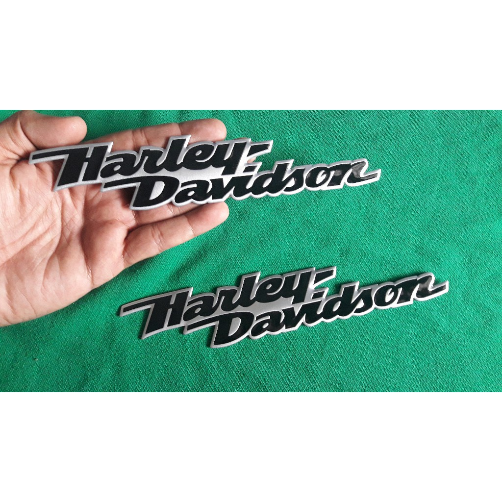 FLEXIBLE harley davidson emblem 2pc tank softail dyna roadking ...