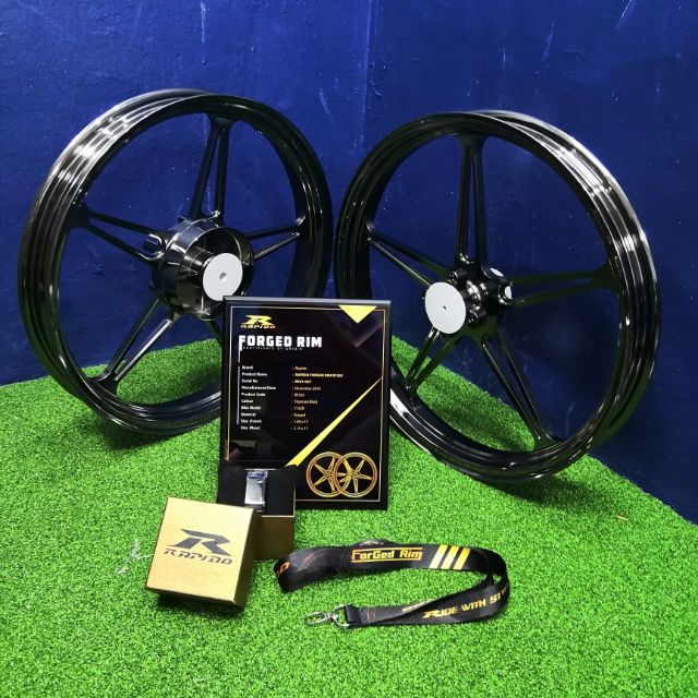 Y15 forged rim rapido RF505 BLACK TITANIUM LIMITED EDITION (only one ...