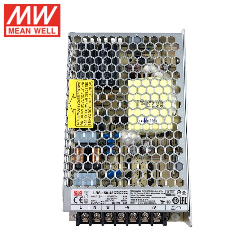MEAN WELL LRS-150-48 150W 48V Switching Power Supply 110V220V AC To 48V ...